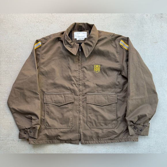 UPS | Jackets & Coats | Vintage Ups Jacket Mens Xl United Parcel ...